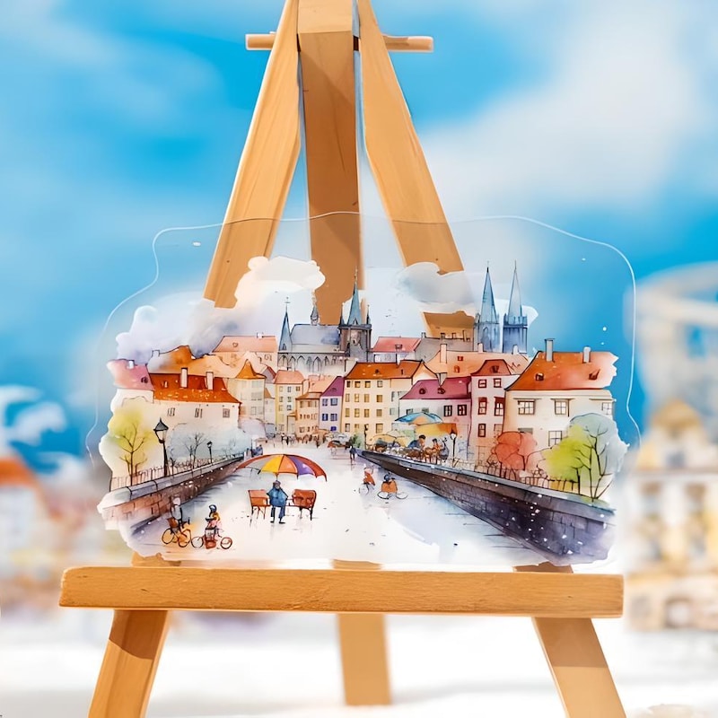 French Building Stickers - Etsy