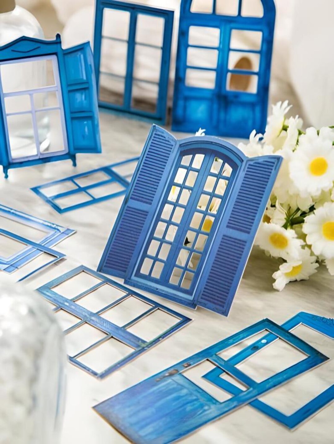 10 Die Cut, Material Paper, Windows. Scrapbooking. Planner. Collage - Etsy