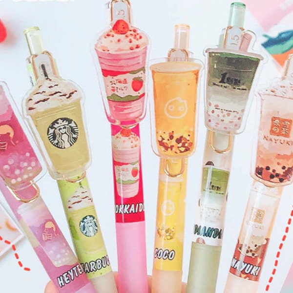 Boba Milk Tea Pen - Etsy
