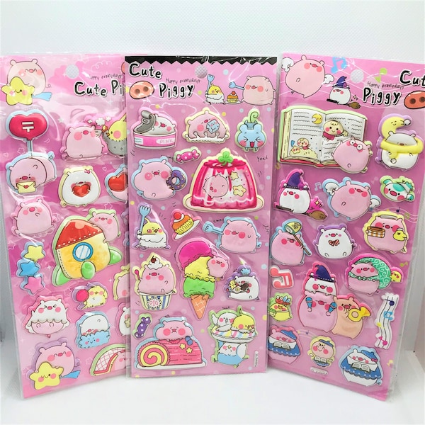 Custom Puffy Stickers - Etsy