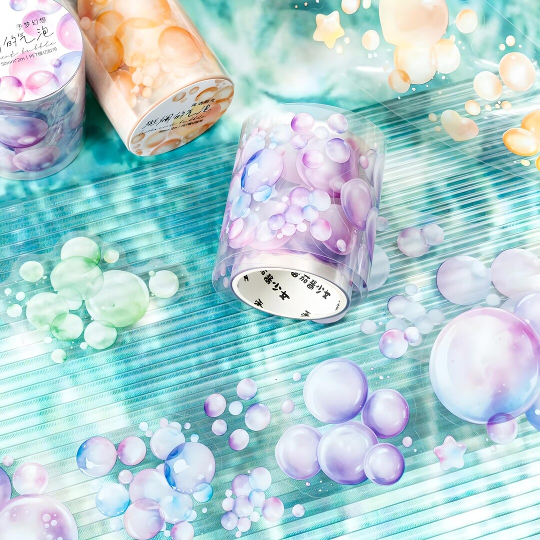 Soap Bubbles. Water Bubbles. PET Stickers. Fantasy. Summer Vibe ...