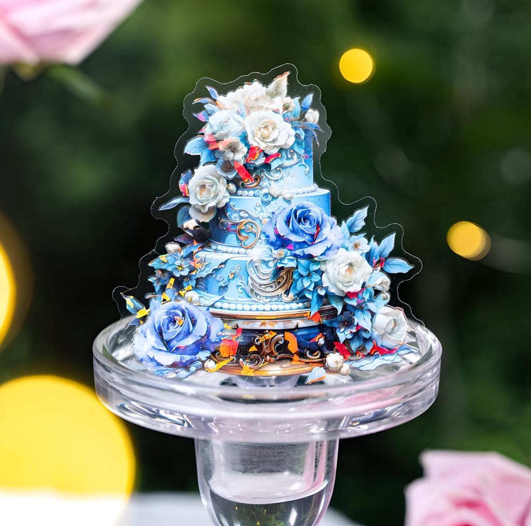 10, Gorgeous, Glossy Stickers. Vintage, Retro, Multilayer, Wedding ...