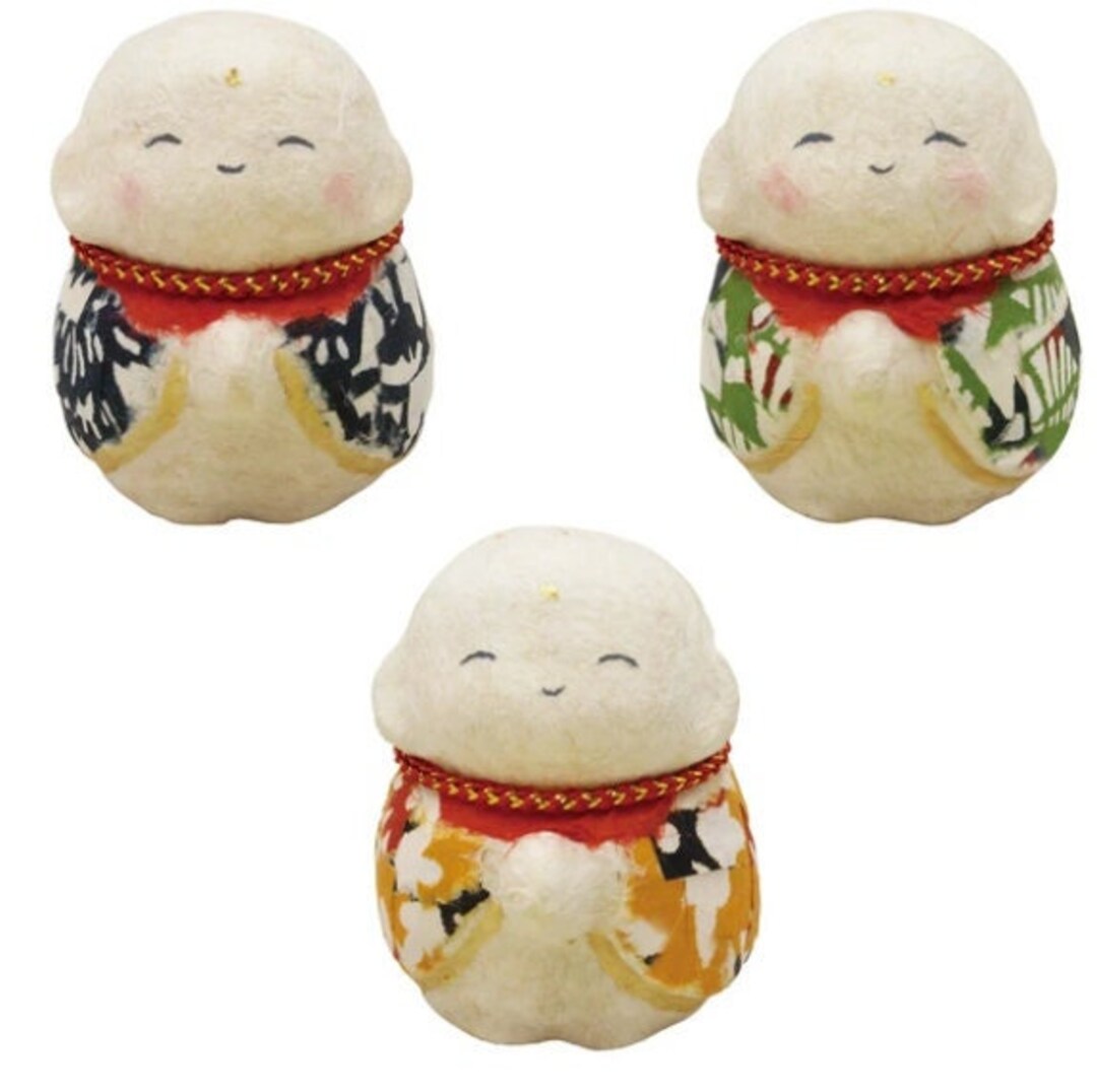 1 Chigiri Figurine. Japanese Paper. Monk. Jizo. Hand Painted. - Etsy