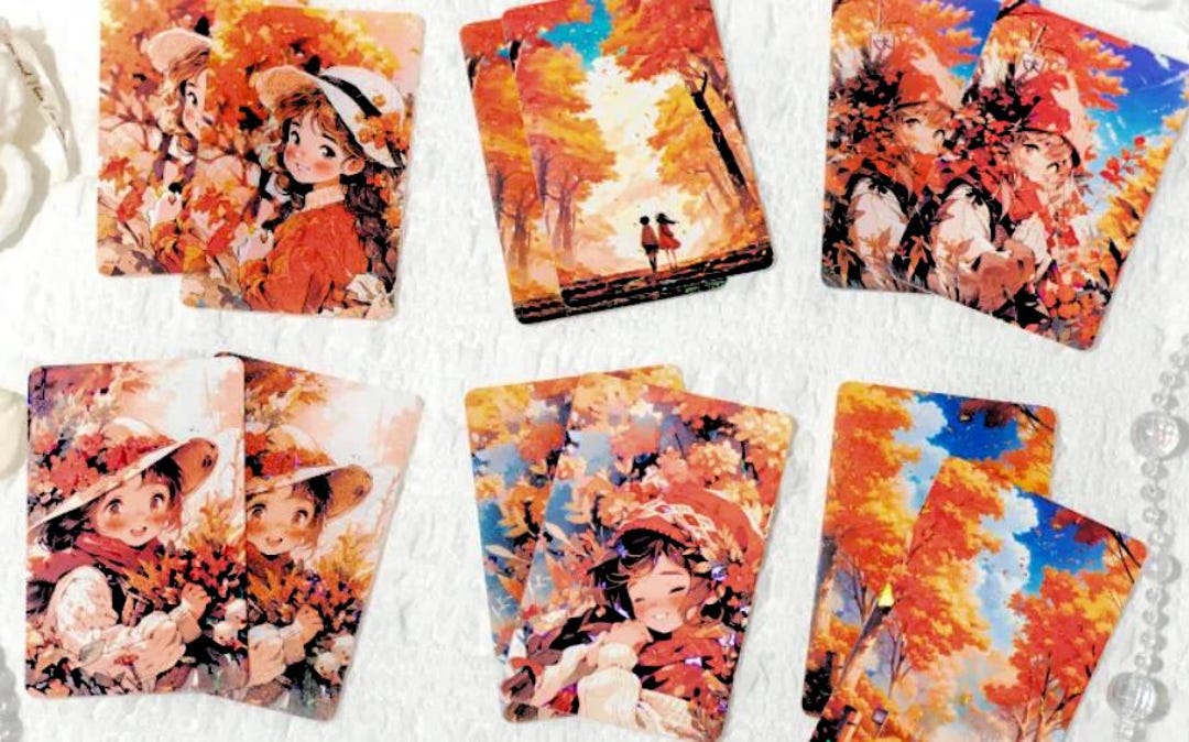12 Rectangular Stickers. Anime Girl. Matte. Embellishment. Journaling ...