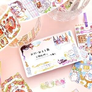 Special Ink. Kawaii Anime Cartoon Rabbit Washi Tape. Paper - Etsy