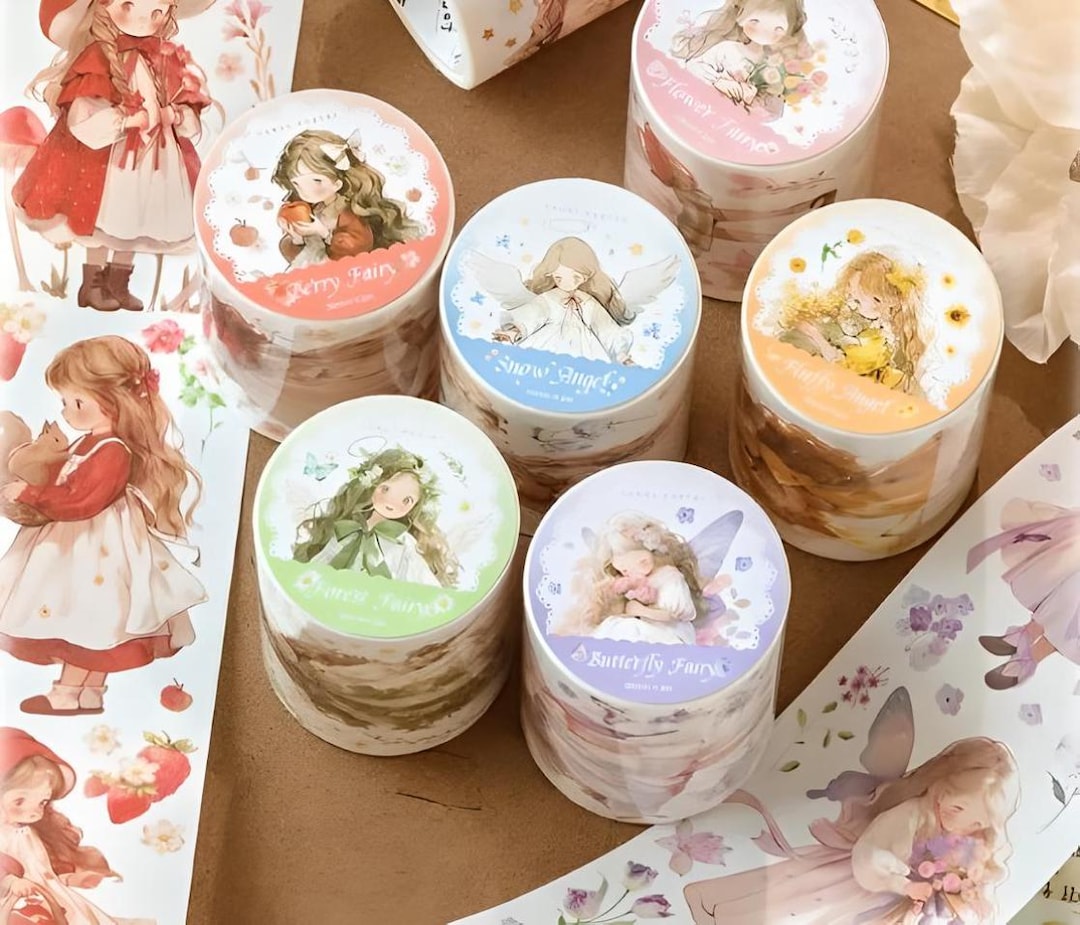 Washi Tape. Anime. Cartoon. Little Girls. Angels. Pet Lovers. Cats ...