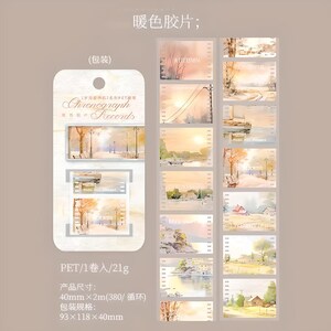 Script, Calligraphy, European Parks, Ocean, Cities Scenery, PET Tape ...
