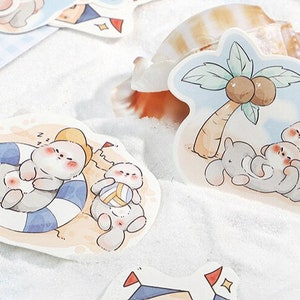 30, Loose Sheets, Decorative Paper, Memo, School Supplies. Cartoon ...