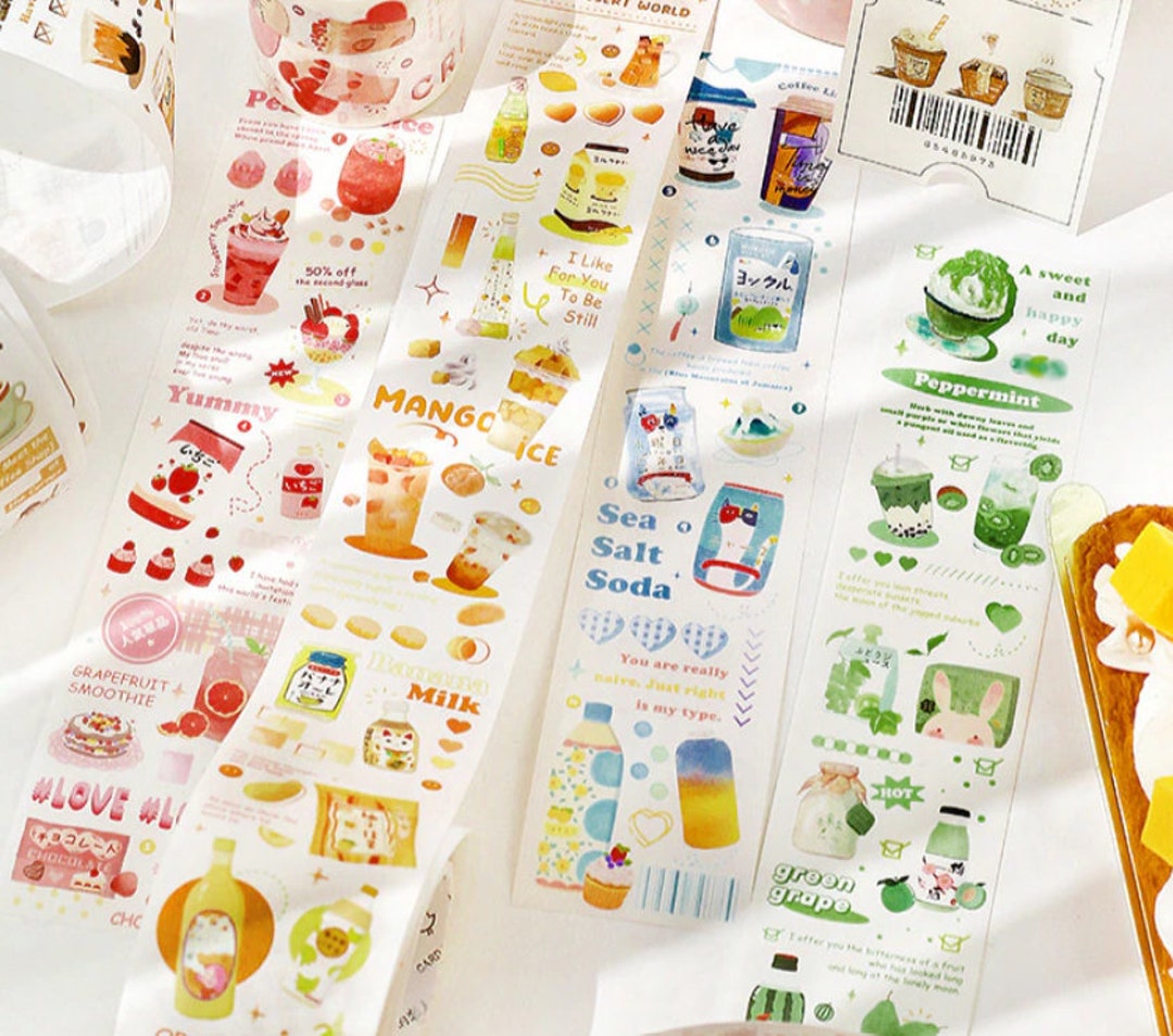 Japanese, Asian Snacks, Food, Sweets, and Drinks. Kawaii. Washi Tape ...
