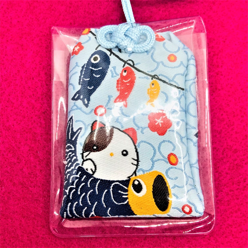 7 Designs. Adorable Cat Omamori. Japanese Amulet. Shinto. - Etsy