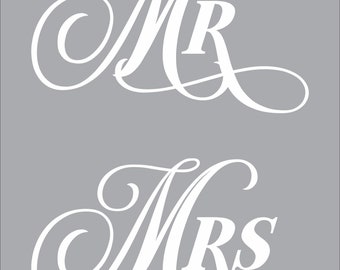 Wedding stencils | Etsy