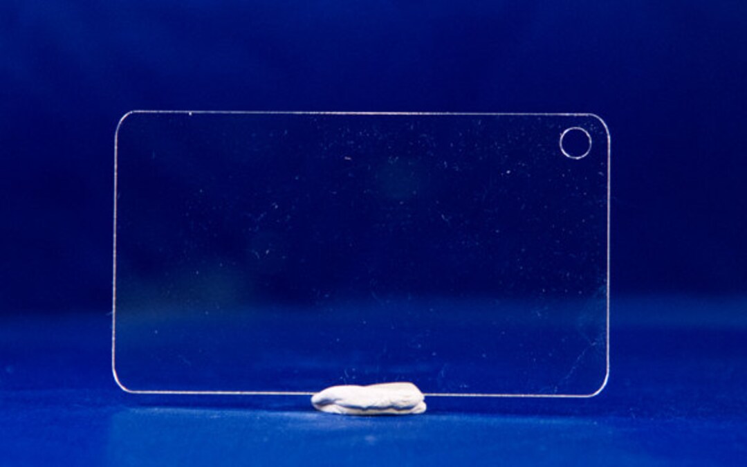 Acrylic Key Chain Blank - Rectangle Keychain Blank - 2 X 3.5 Inch ...