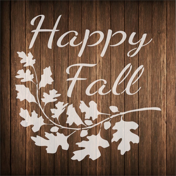 Happy Fall Yall Stencil