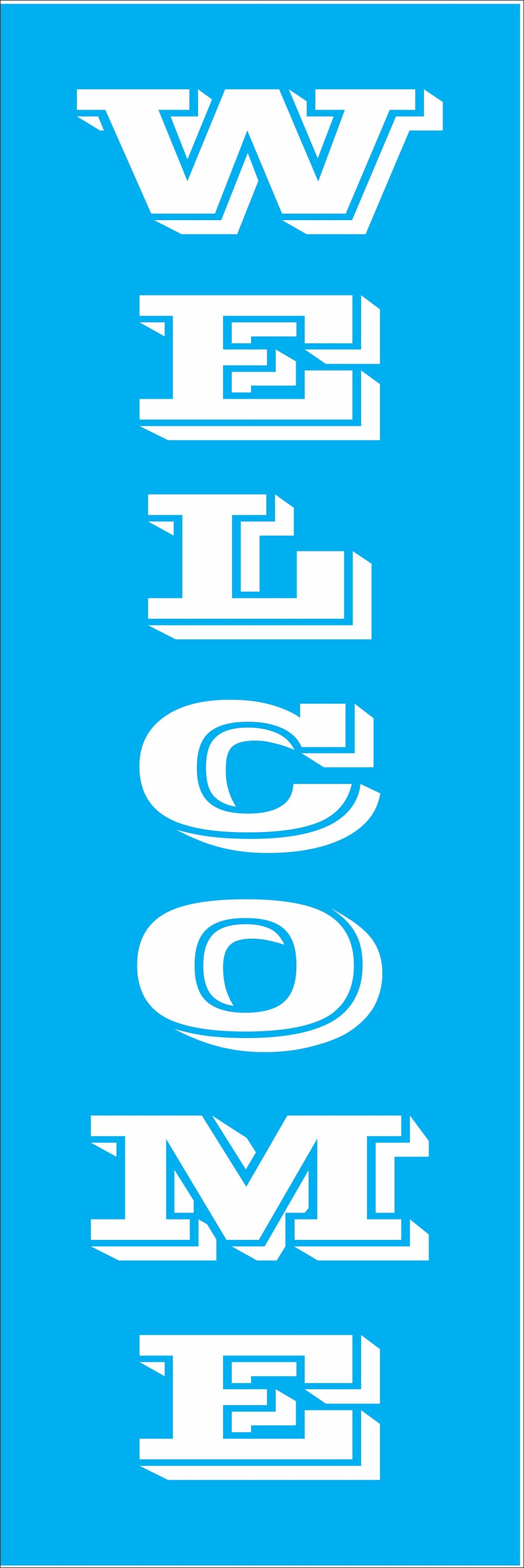 Welcome Stencil Vertical - Welcome Vertical Stencil - Reuseable Stencil ...