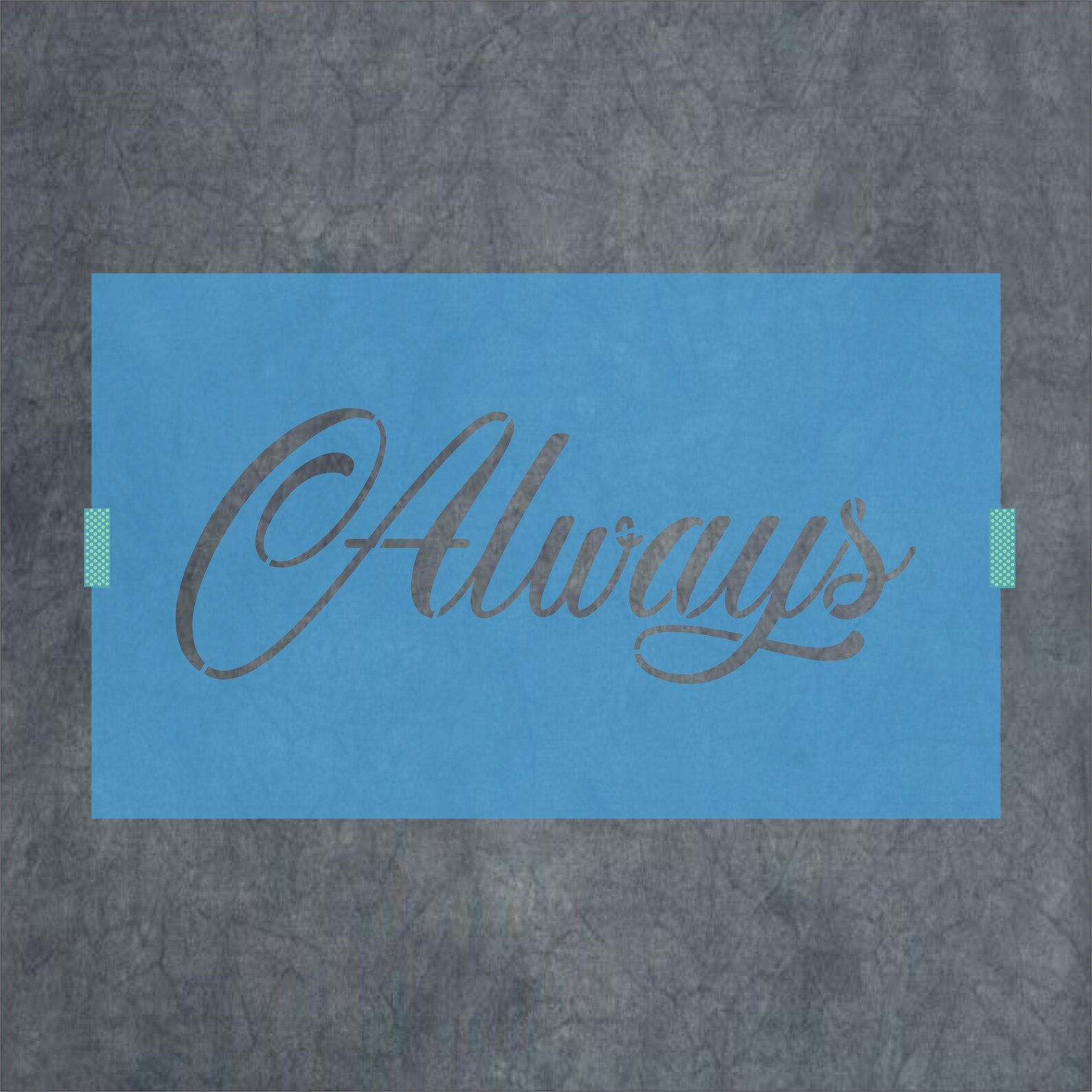Always Stencil Always Sign Stencil Always Wall Stencil - Etsy