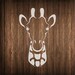 Giraffe Head Stencil Reuseable Stencil Giraffe Stencil Giraffe Head ...