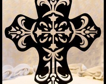 Cross Wedding Cake Topper. - Etsy