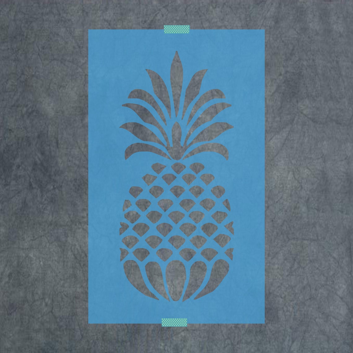 Pineapple Stencil Reuseable Pineapple Stencil Pineapple - Etsy