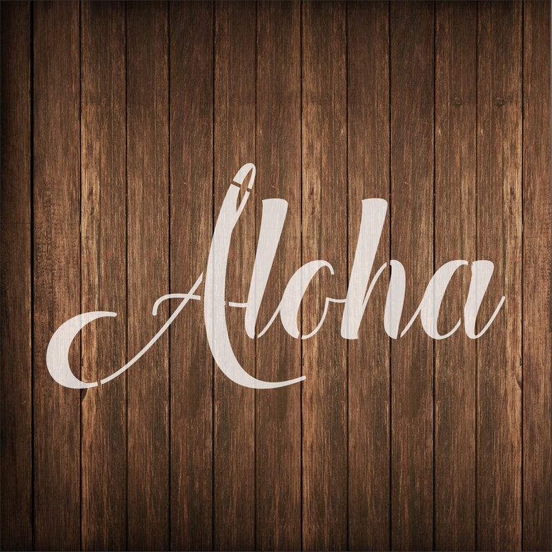 Aloha Stencil - Etsy