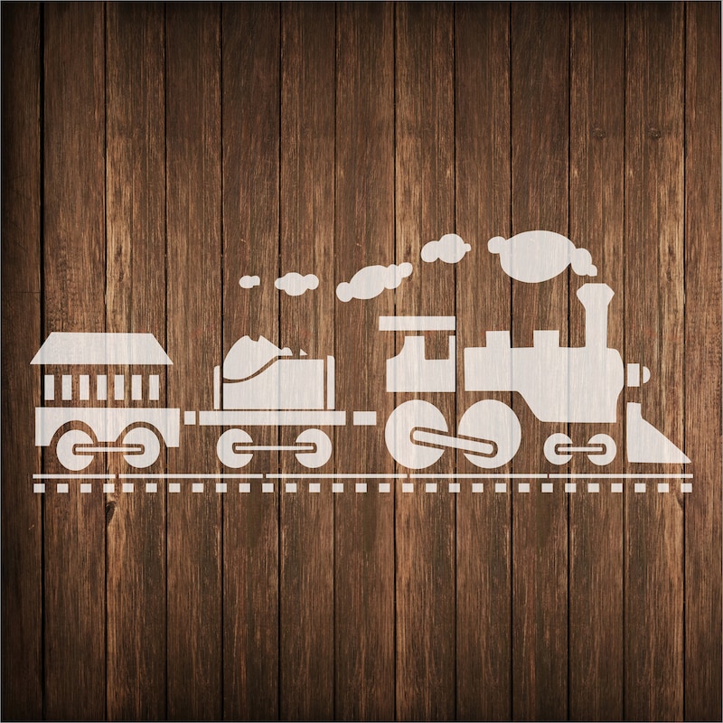 Train Stencil - Etsy