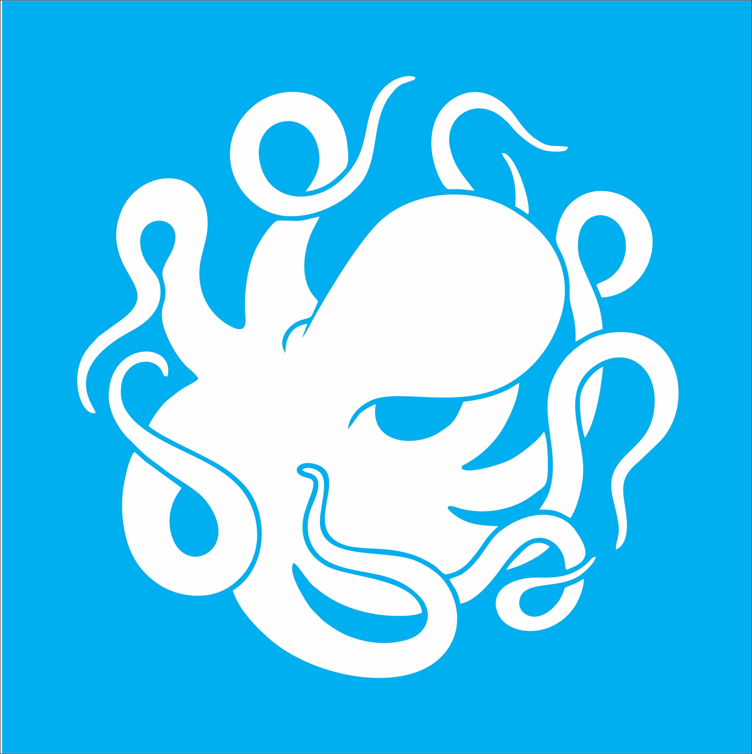 Octopus Stencil Printable
