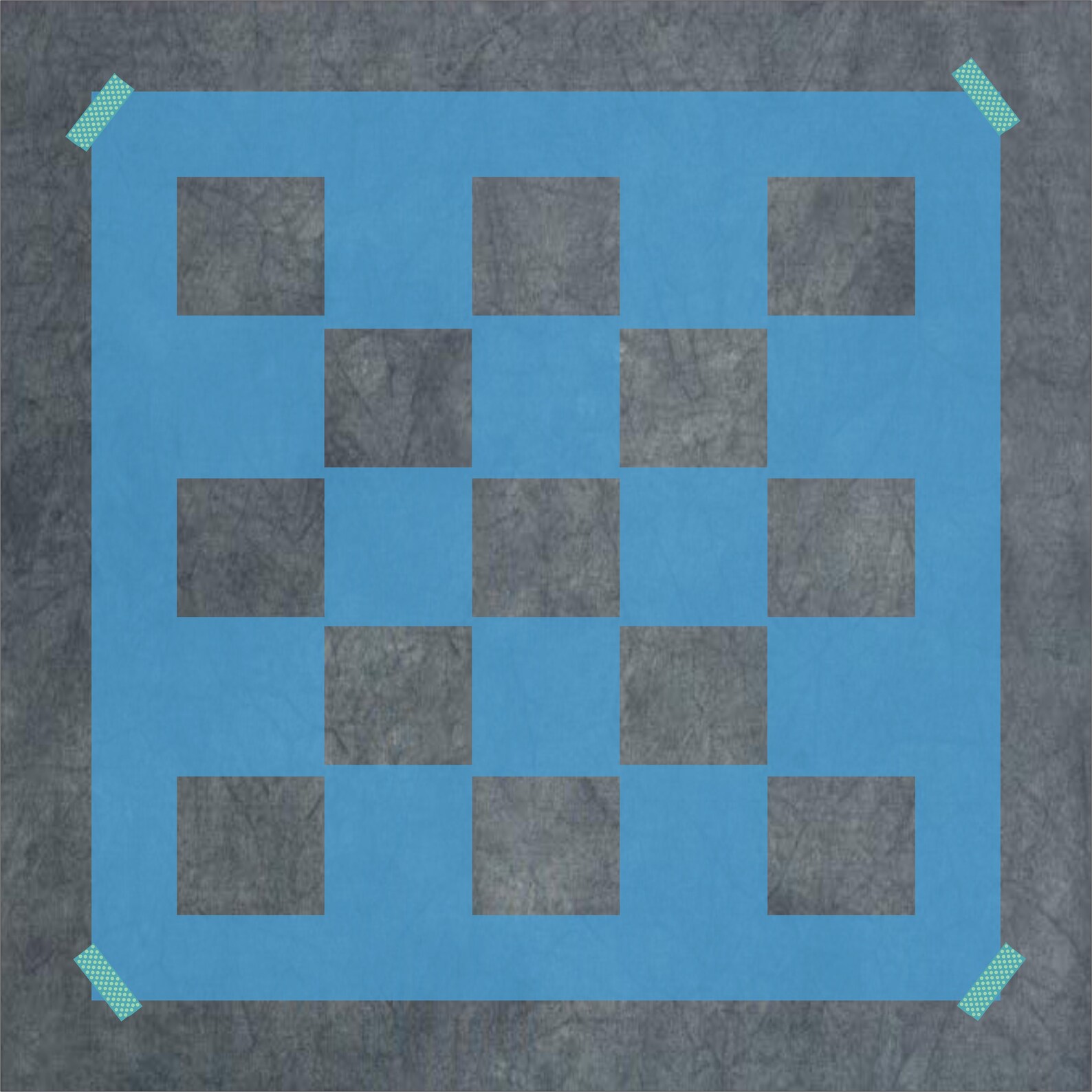 Checkerboard Stencil, Reuseable Stencil, Checker Board Stencil, Chess ...