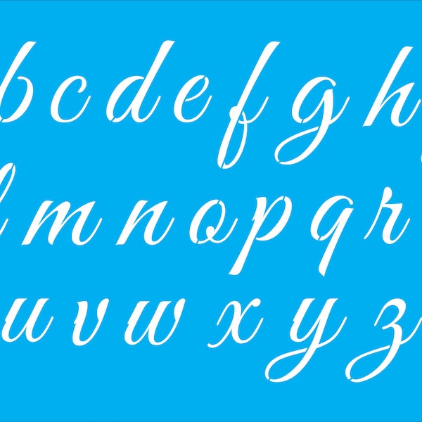 Lower Case Alphabet Template - Etsy