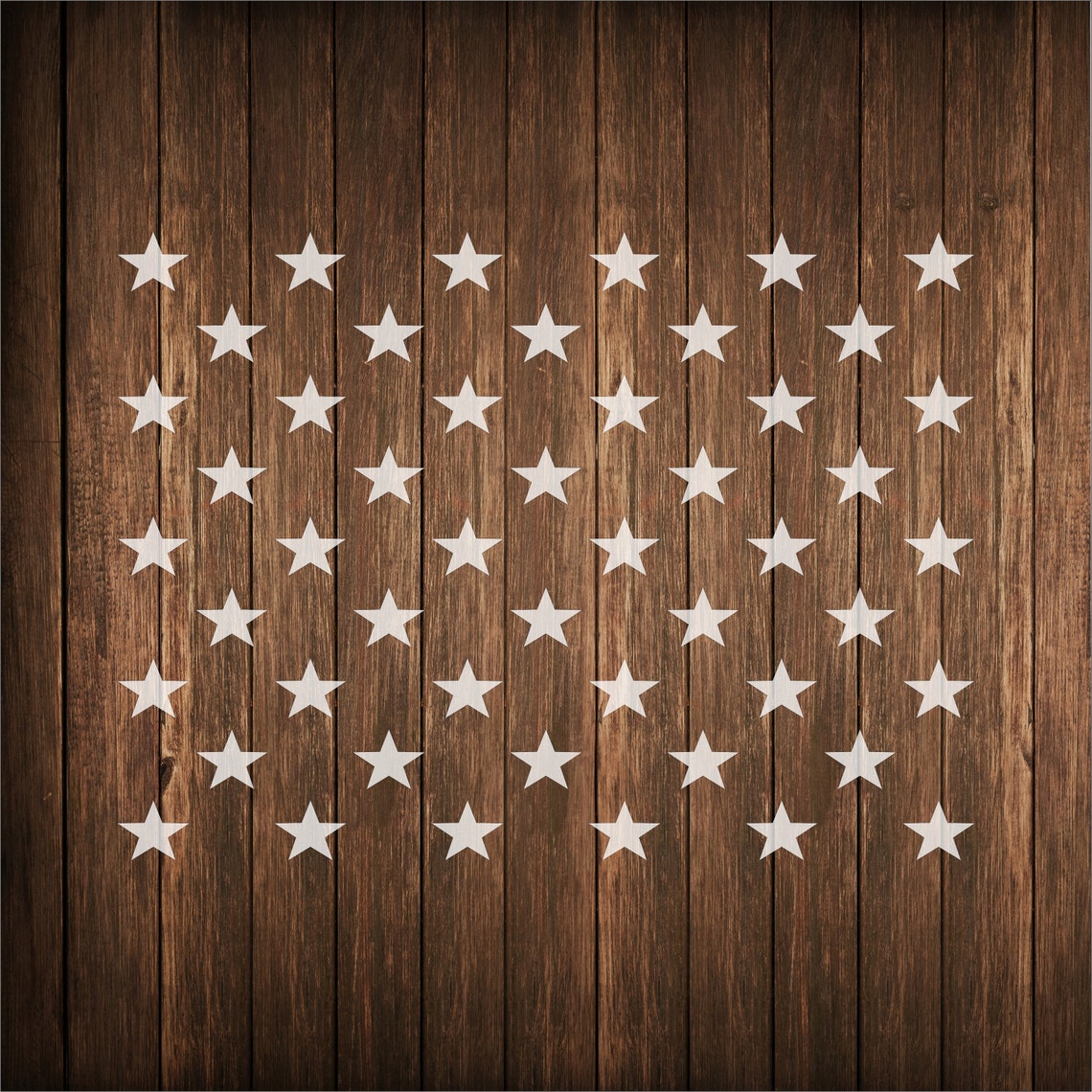 Fifty 50 Stars Stencil Flag Stars Stencils Flag Stencil | Etsy