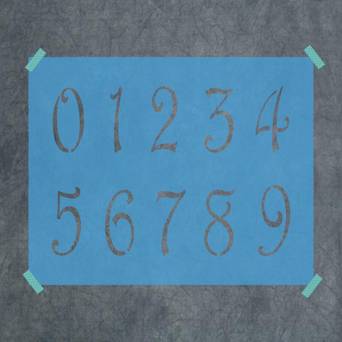 Numbers Stencil, Number Stencil for Signs, Numbers HAR, Stencil Numbers ...