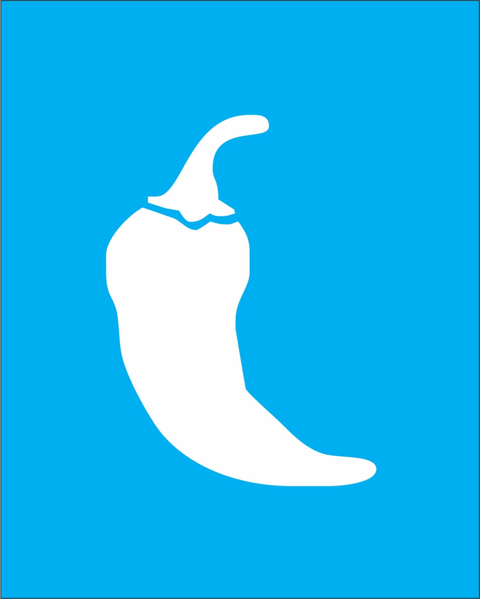 Chili Pepper Stencil - Reuseable Stencil - Several Sizes Available ...