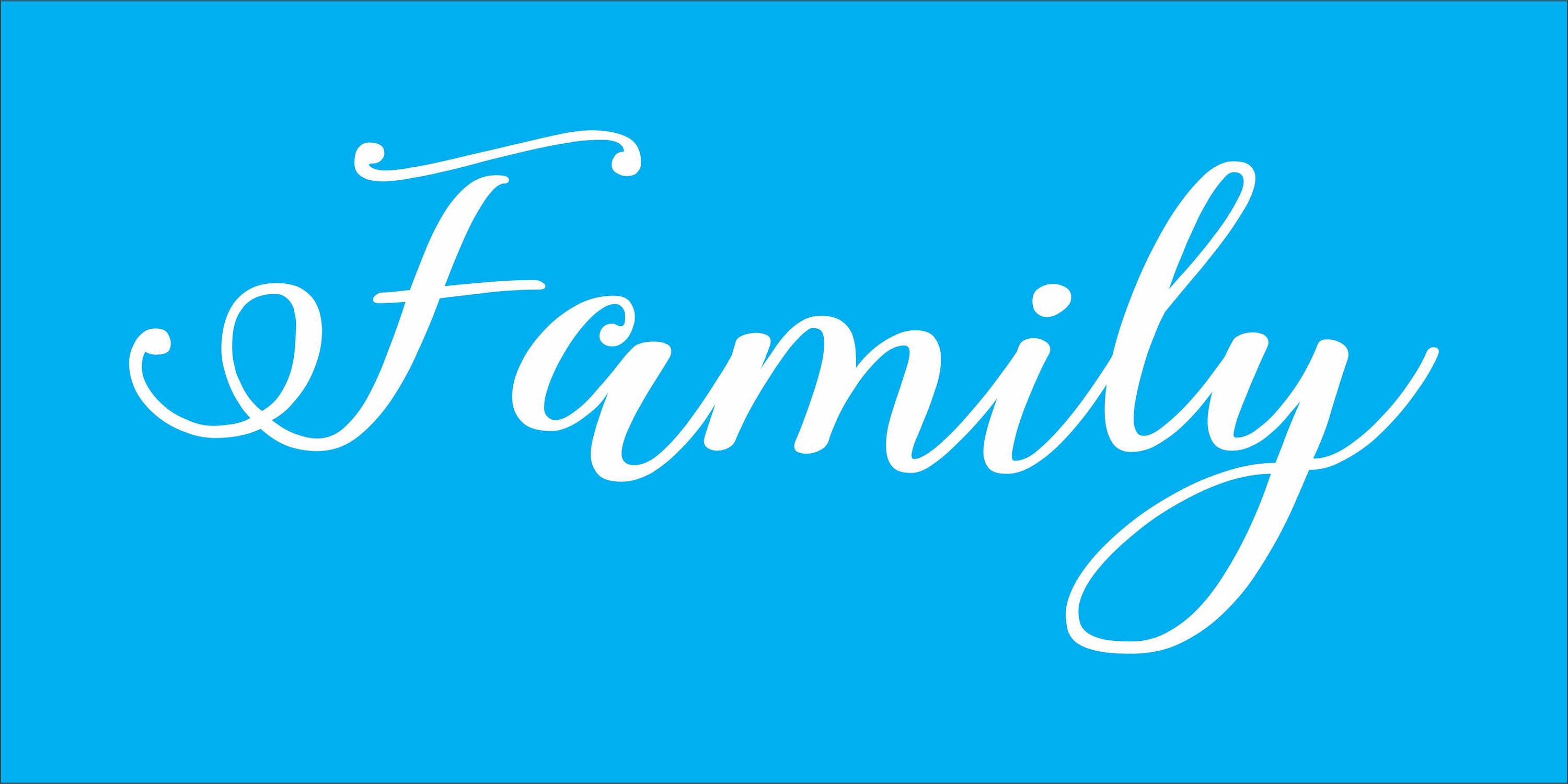 Family stencil Family sign stencil wall stencil Family | Etsy
