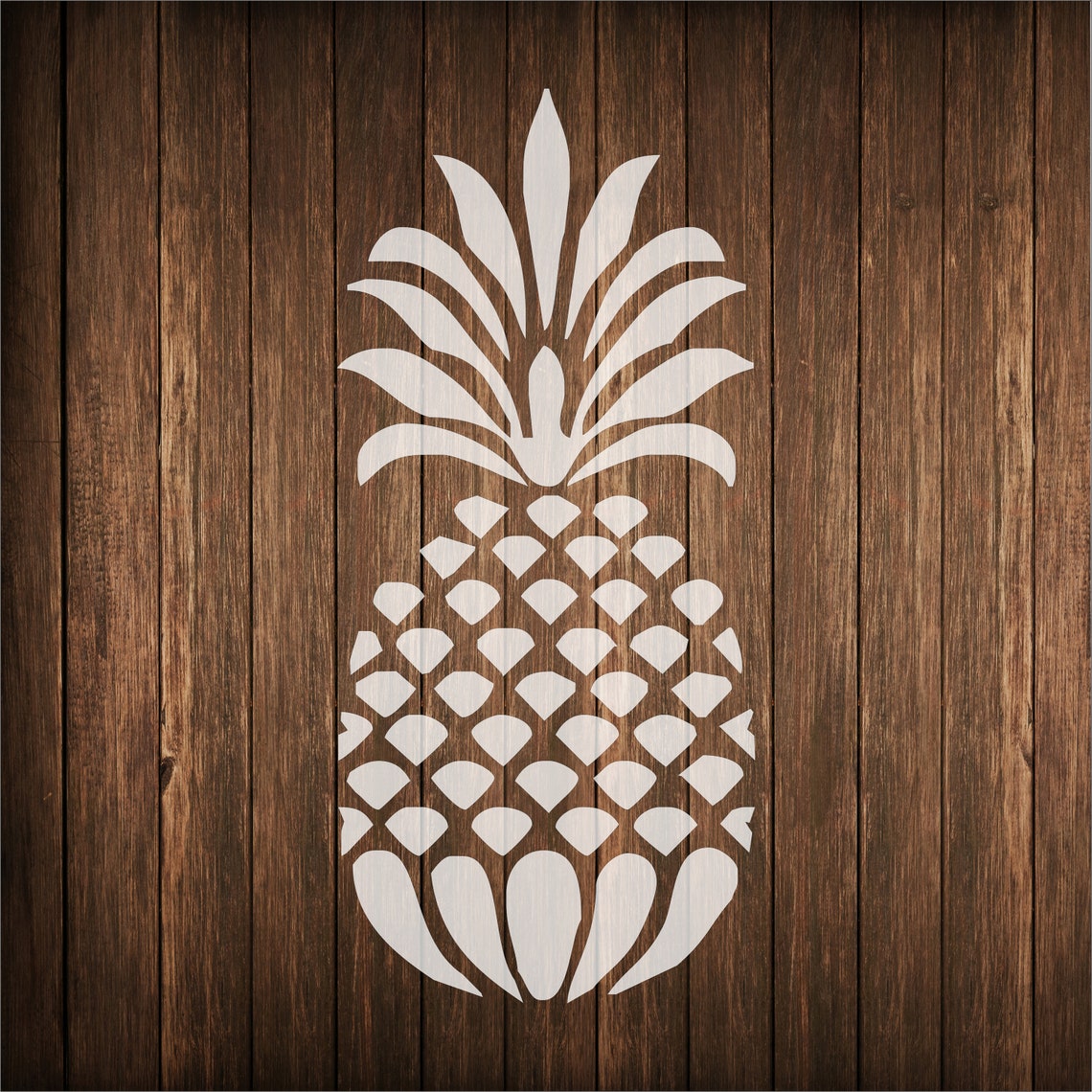 Pineapple Stencil Reuseable Pineapple Stencil Pineapple - Etsy