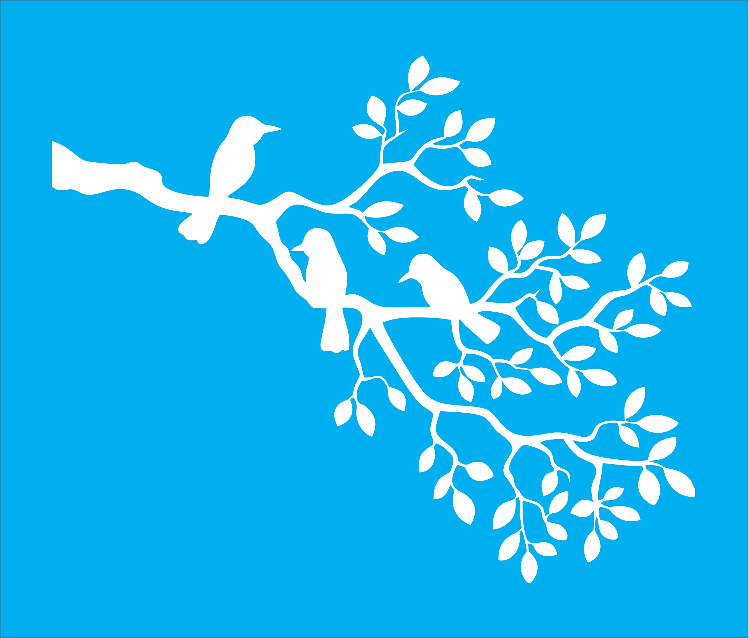 Tree Branch Stencils