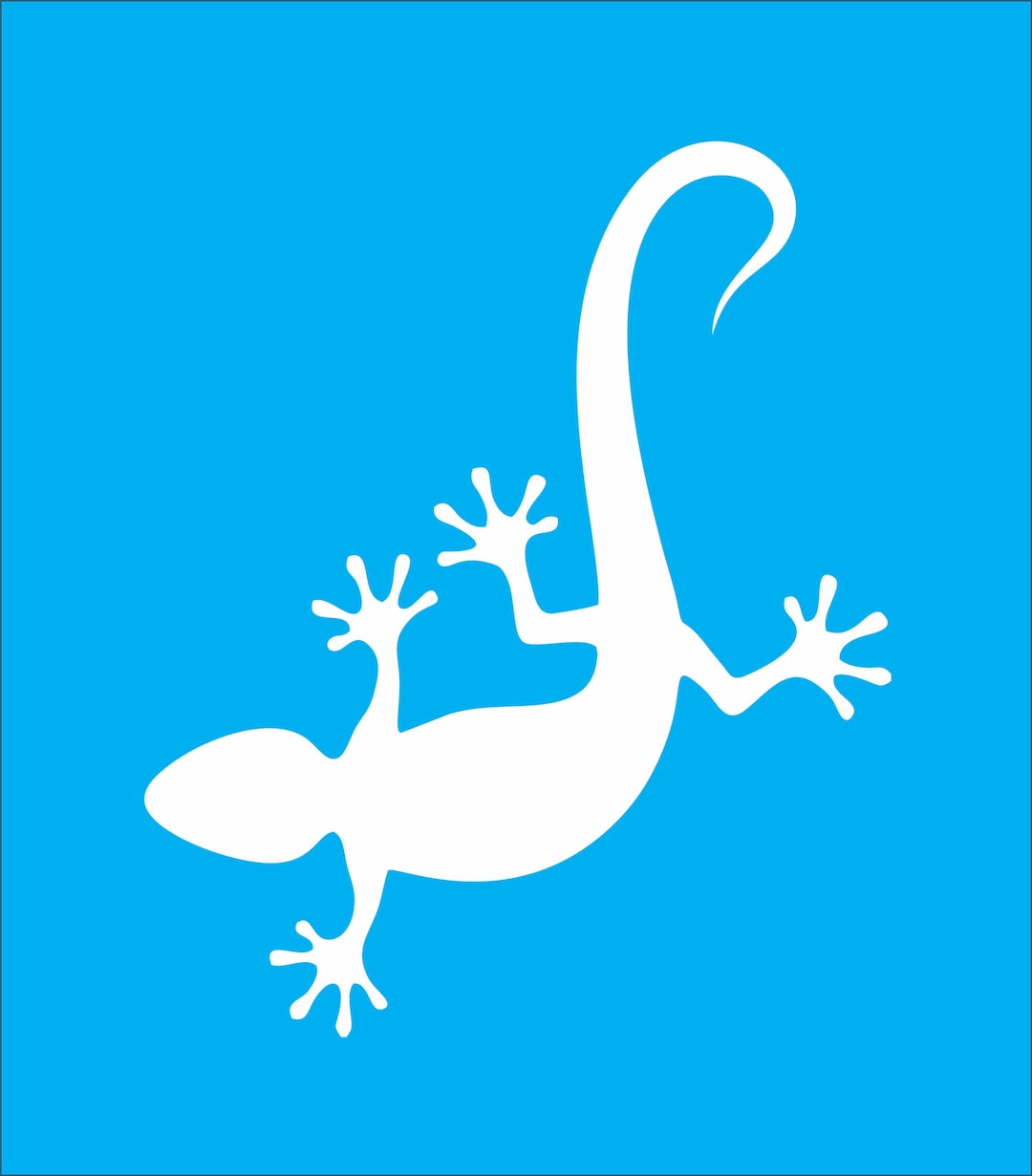 Lizard Stencil Design 3- Reuseable Lizard Stencil - Lizard - Stencil ...