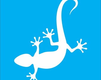 Lizard Stencil Reuseable Lizard Stencil Lizard Stencil - Etsy