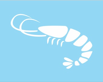 Shrimp Stencil | Etsy