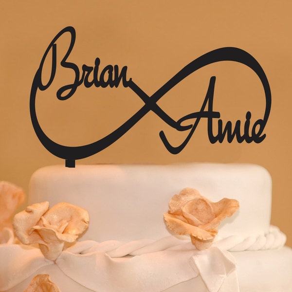 Infinity Cake Topper - Etsy