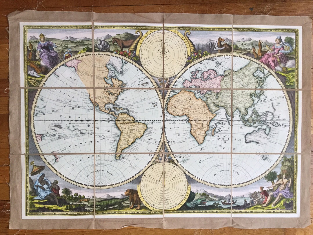 Jagen World Map - Etsy