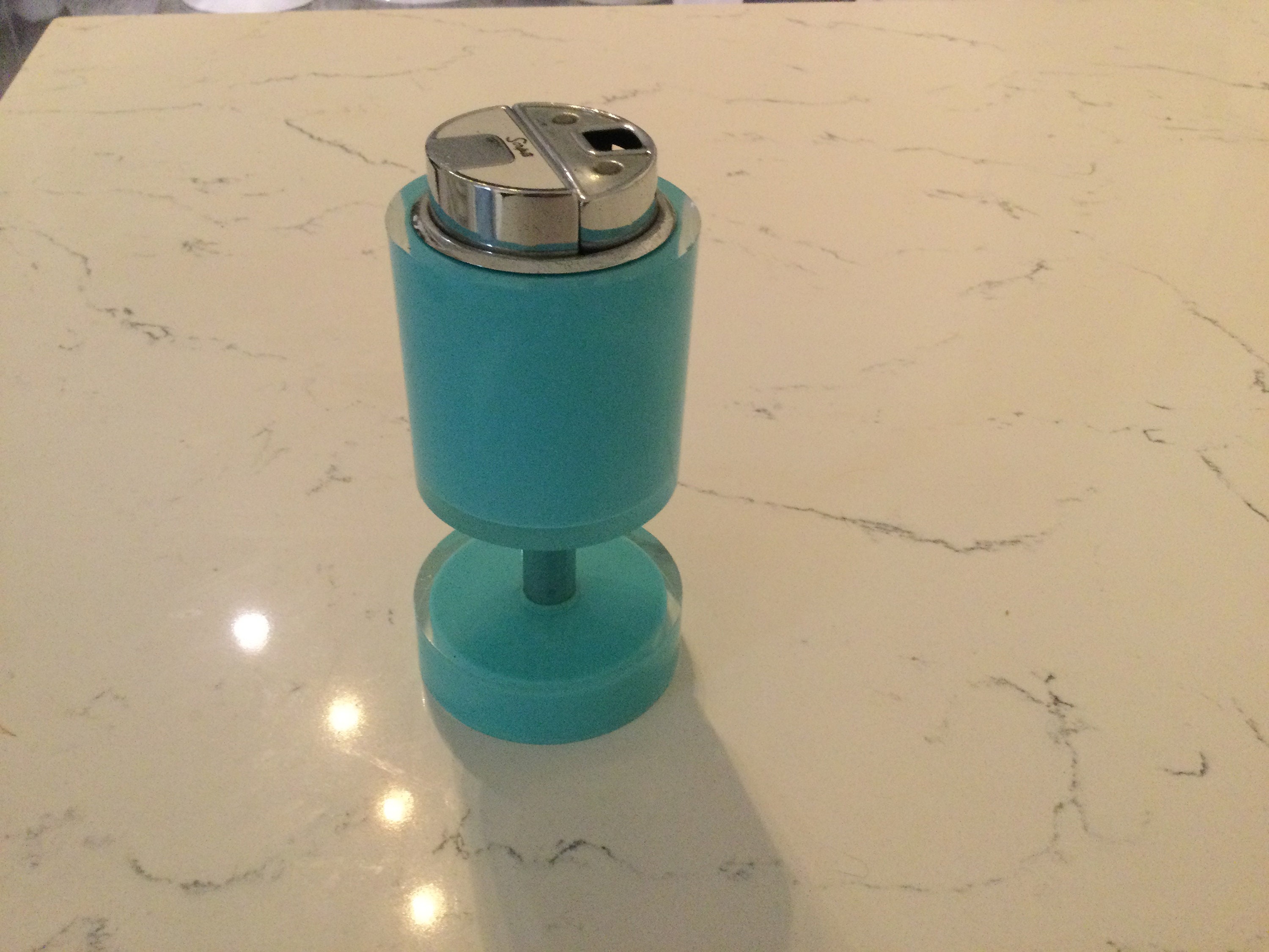 RARE Aqua Lucite Scripto Table Lighter - Etsy