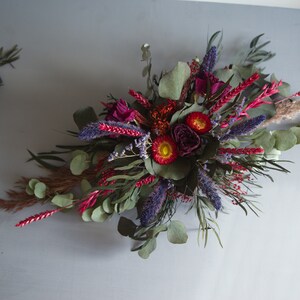 Dried Flower Wedding Bouquet: Sustainable Country Barn Decor, Sussex ...
