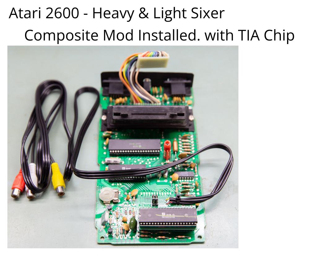 Atari 2600 PAL / NTSC Composite Mod - Non Destructive - Etsy
