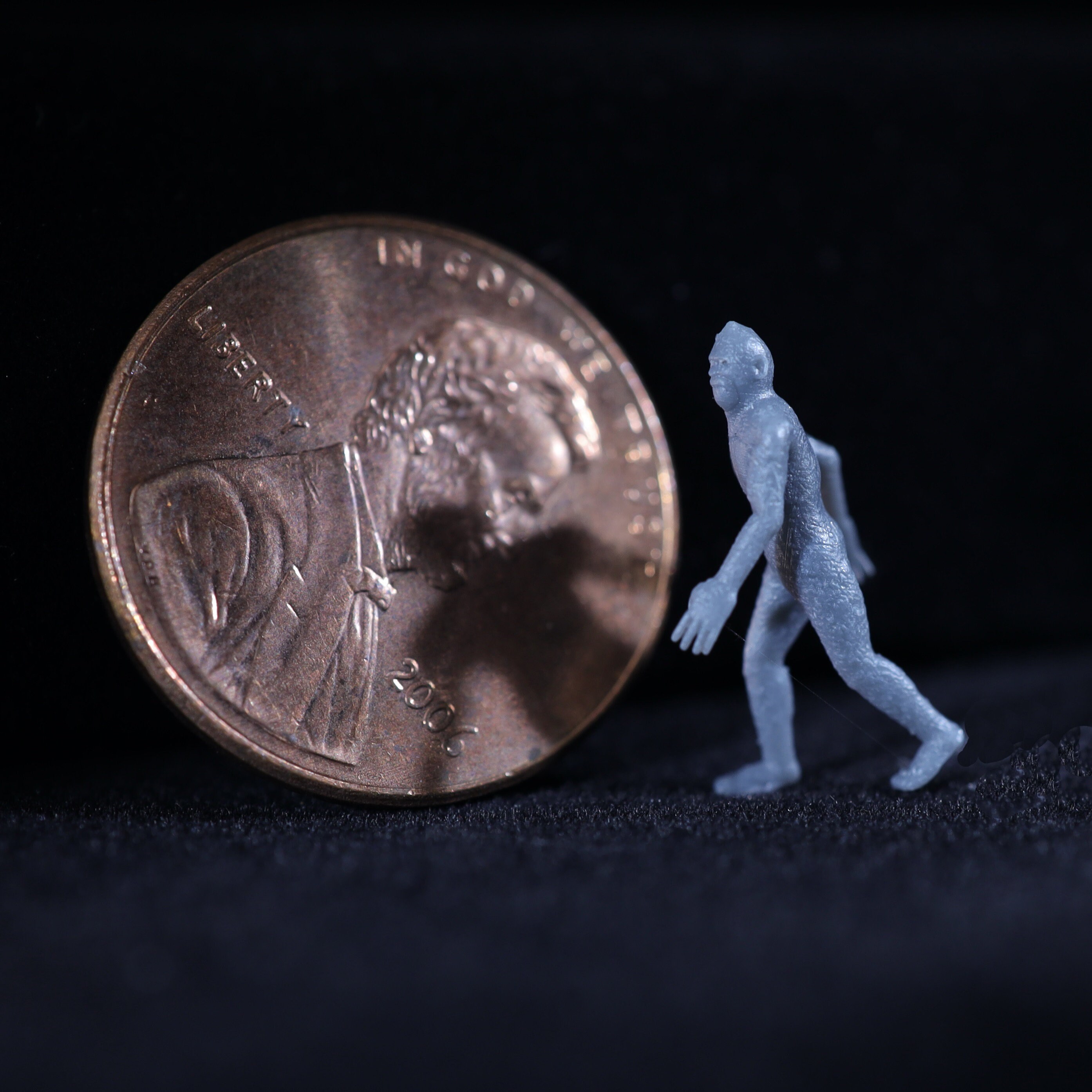 Very Tiny Bigfoot Figure for Miniature Projects - Etsy