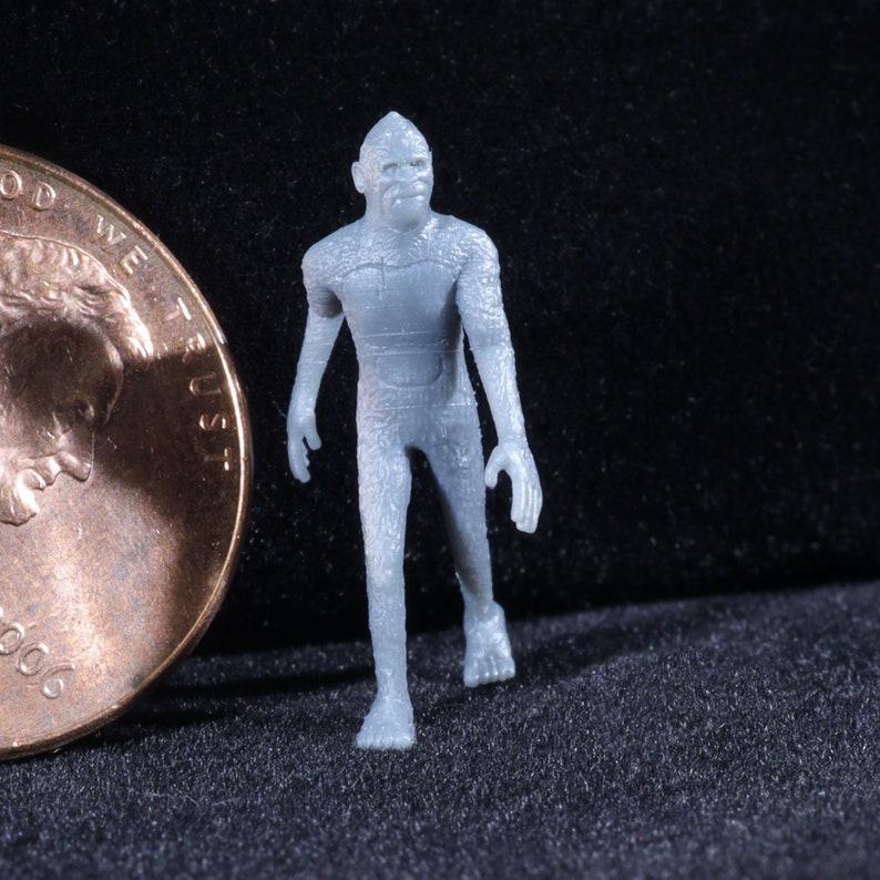 Tiny Bigfoot Figure for Miniature Projects - Etsy
