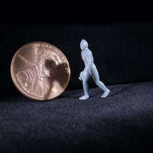 Tiny Bigfoot Figure for Miniature Projects - Etsy
