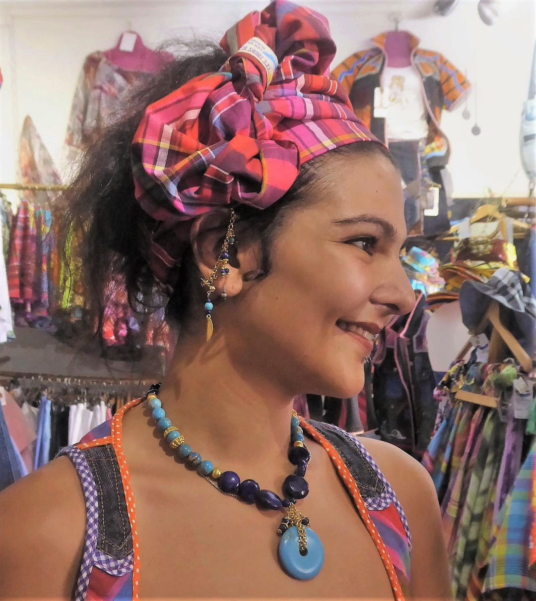 Earrings, Ear Chains, Matilu, Statement Earrings, Chakra Stones ...