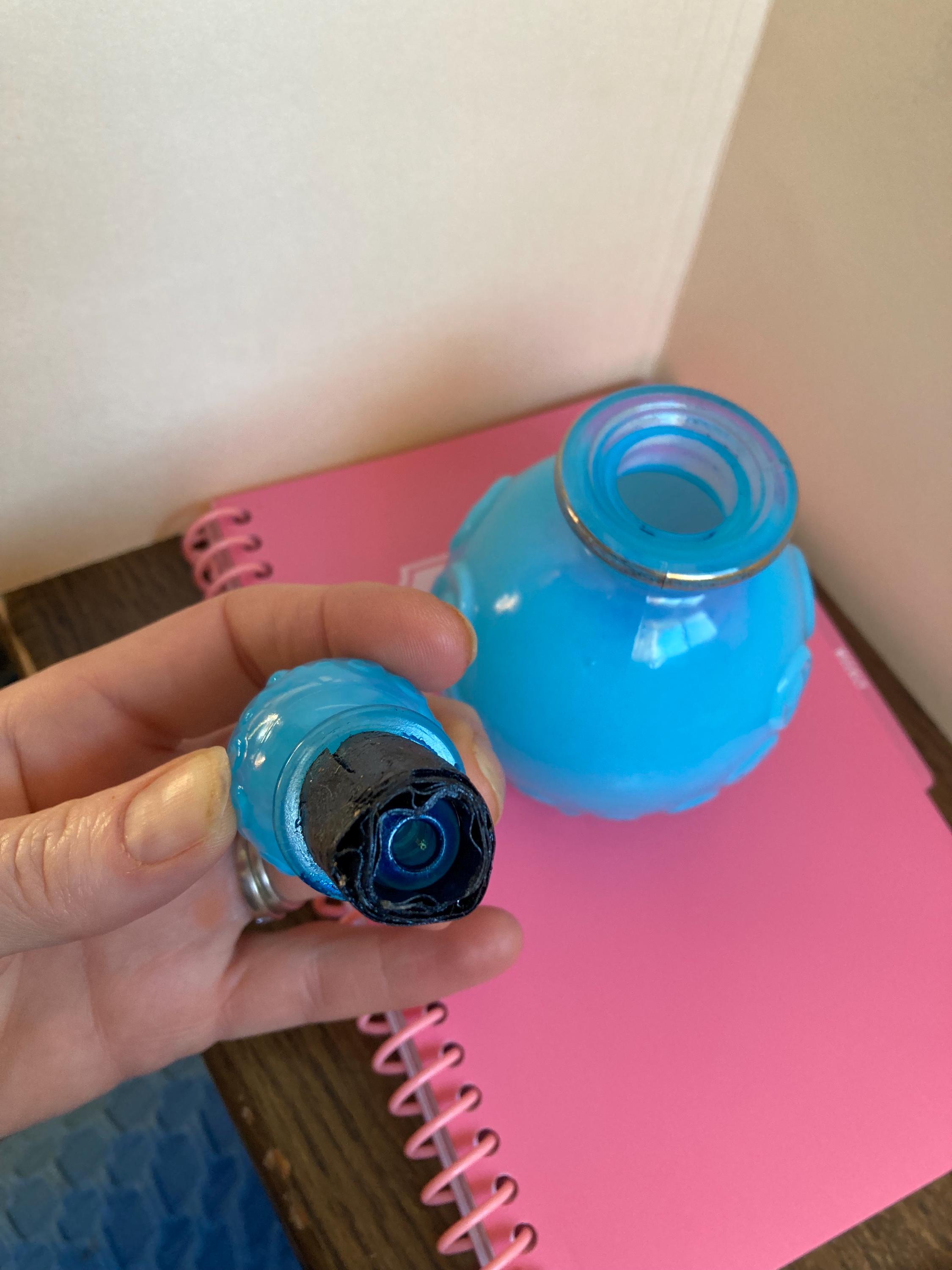 Beautiful Vintage Avon Perfume Bottle Baby Blue - Etsy