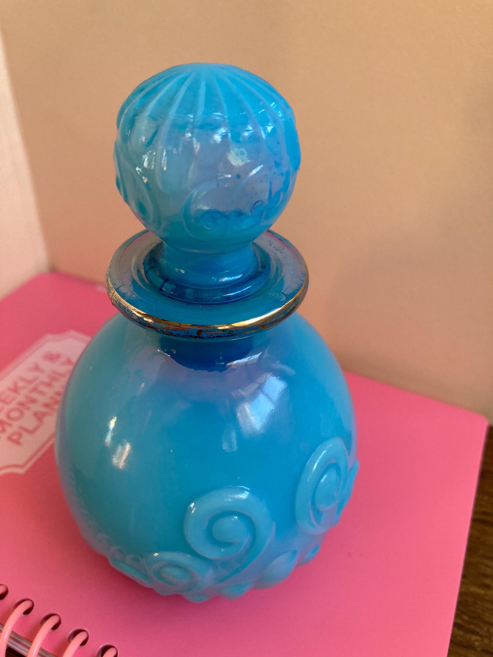Beautiful Vintage Avon Perfume Bottle Baby Blue - Etsy