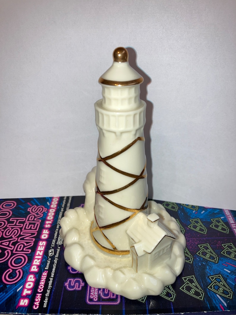 Vintage Lenox Lighthouse With Certificate Fine China and 24KT Gold - Etsy