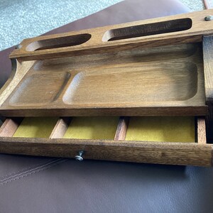 Wooden Desk Secretary Organizer Pull Open Drawer - Etsy