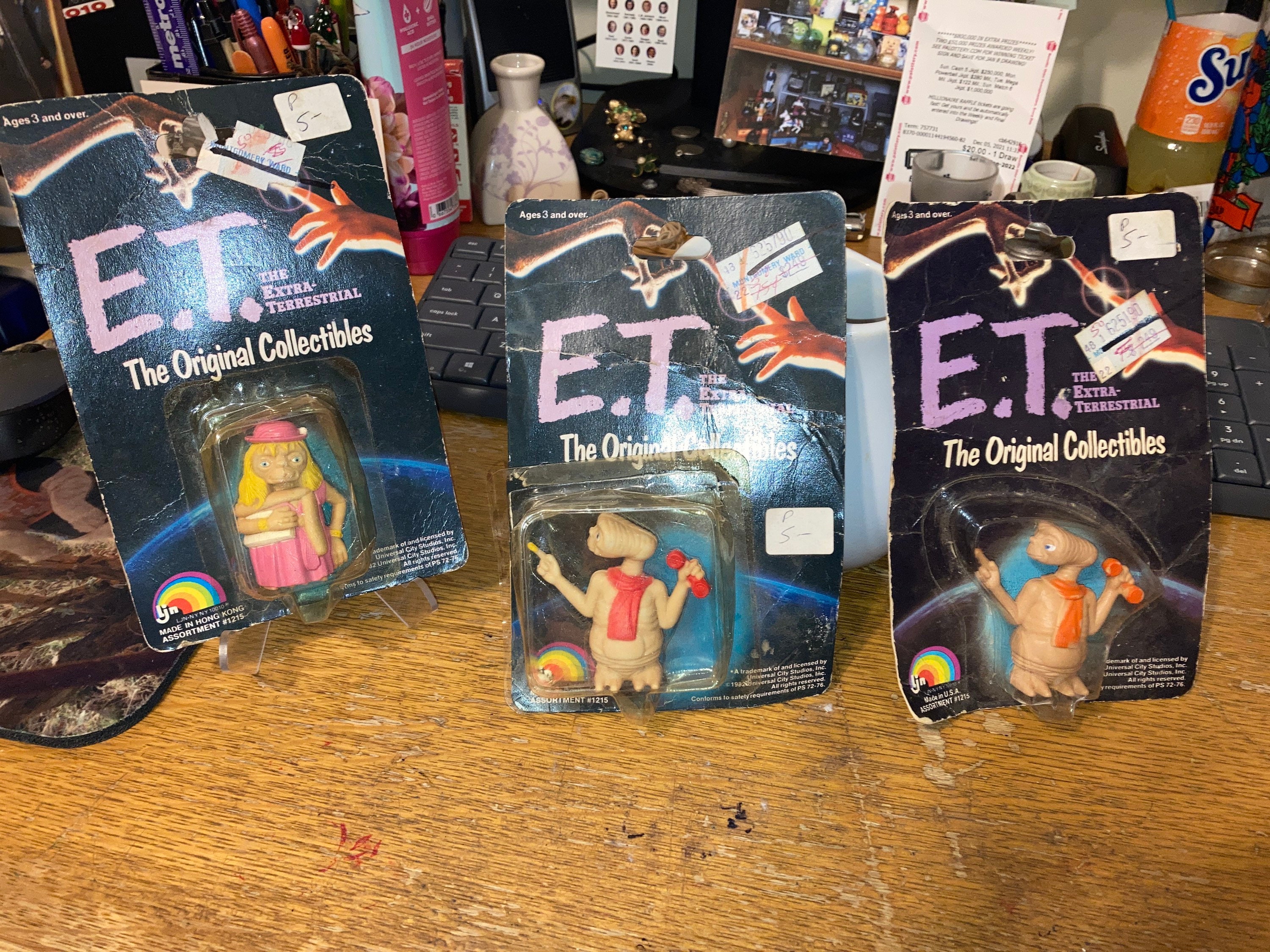 Rare 1982 Universal Studios E.T. Collectible Figurines - Set of 3 - Etsy